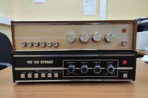 Два усилителя веф-101 (VEF 101 stereo)