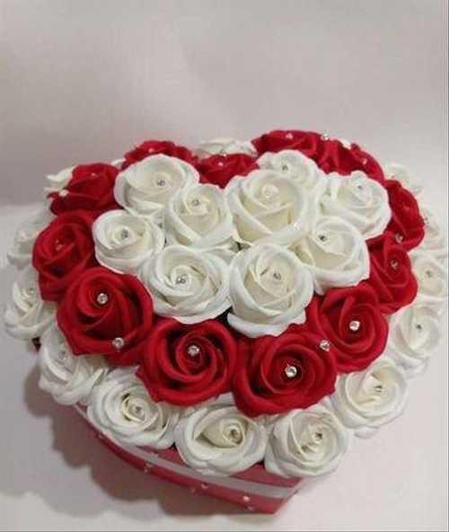 Букет роз на 14 февраля мыльные розы