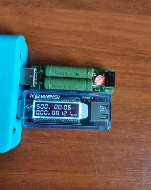 USB тестер ёмкости акепмуьятора Keweisi KWS-V20