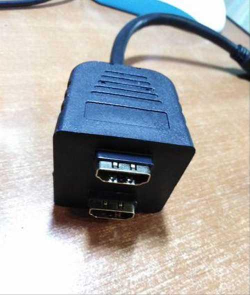 Hdmi разветвитель (сплиттер) 1 вход 2 выхода