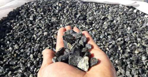 Галька зеленая Змеевик 10-20 мм