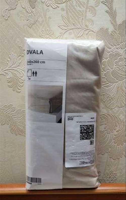 Простыня Dvala IKEA Икеа новая 240*260