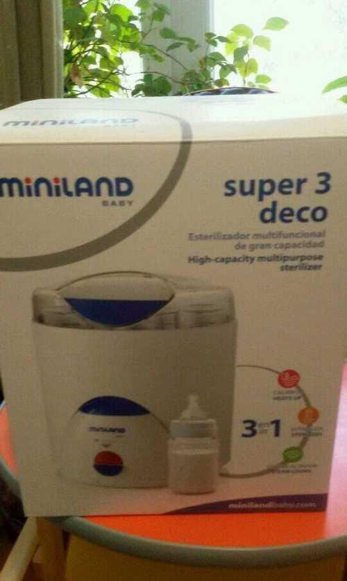 Miniland Нагреватель-пароварка-стерилизатор Super