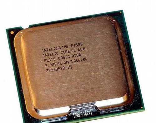 Процессор Core2Duo E7500