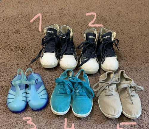 Новая детская обувь: сандали, кеды, кроссовки