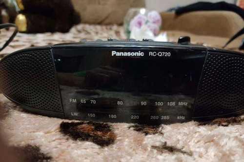 Panasonic rc-q720 часы радио будильник