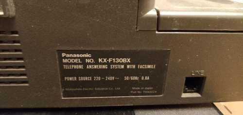 Автоответчик факс телефон Panasonic KX-F130BX