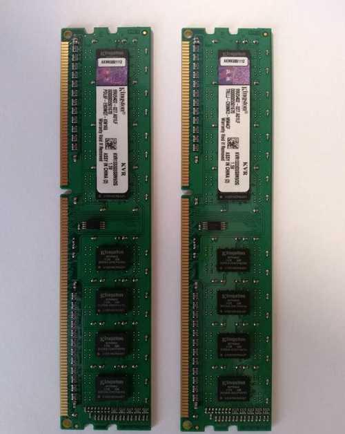 Оперативная память Kingston DDR3 4Gb 10600 (2х2)