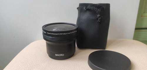 Fisheye насадка на объектив 52mm