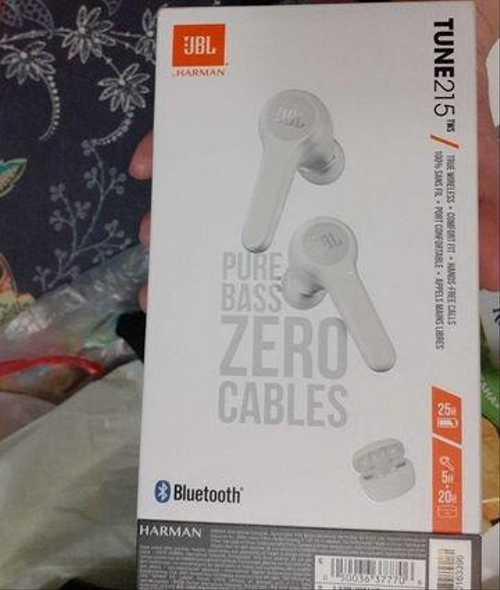 Jbl tune 215 наушники беспроводные белые