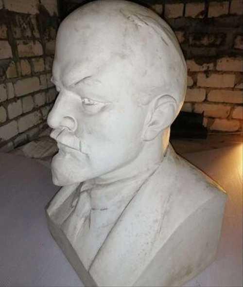 Бюст Ленина гипс большой