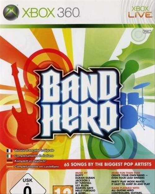 Band Hero (Xbox 360, английская версия)