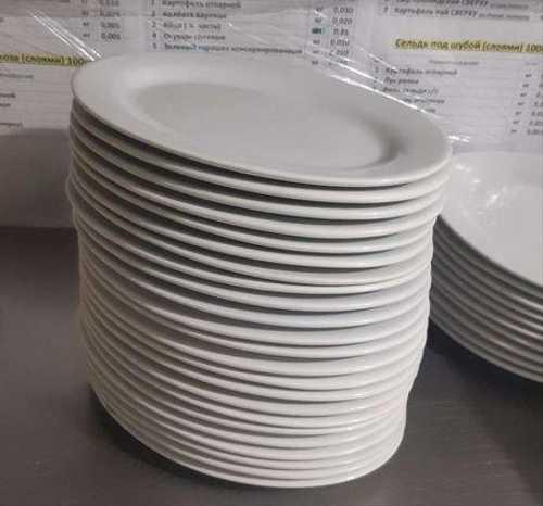 Тарелки овальные, посуда для общепита