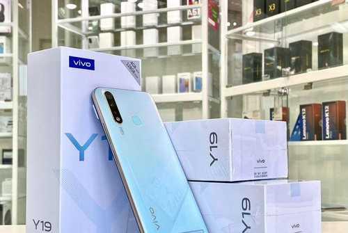 Новый (запечатанный) Vivo Y19 128Gb перламутровый