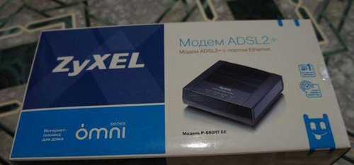 Модем adsl+ Zyxel p660