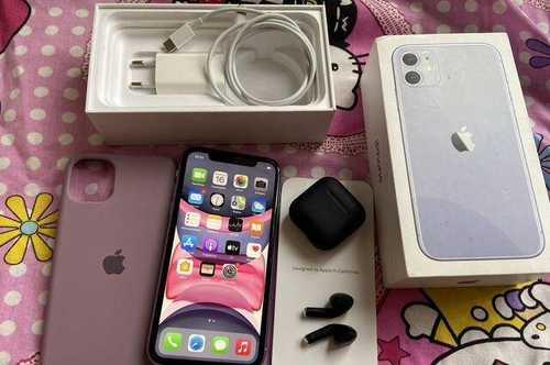 iPhone 11 -64 gb + AirPods