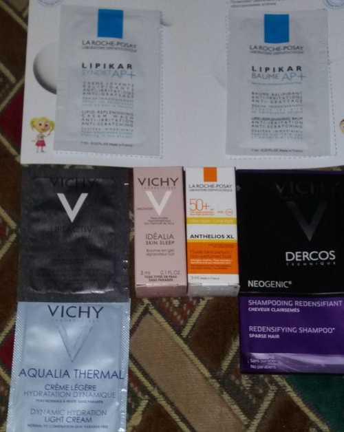 Пробники la roche posey и vichy