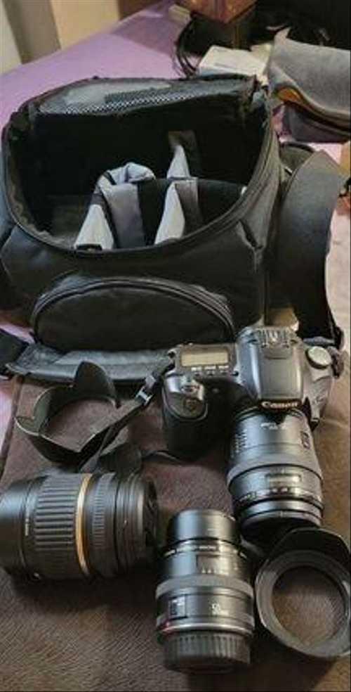 Фотоаппарат зеркальный Canon 30d и объективы