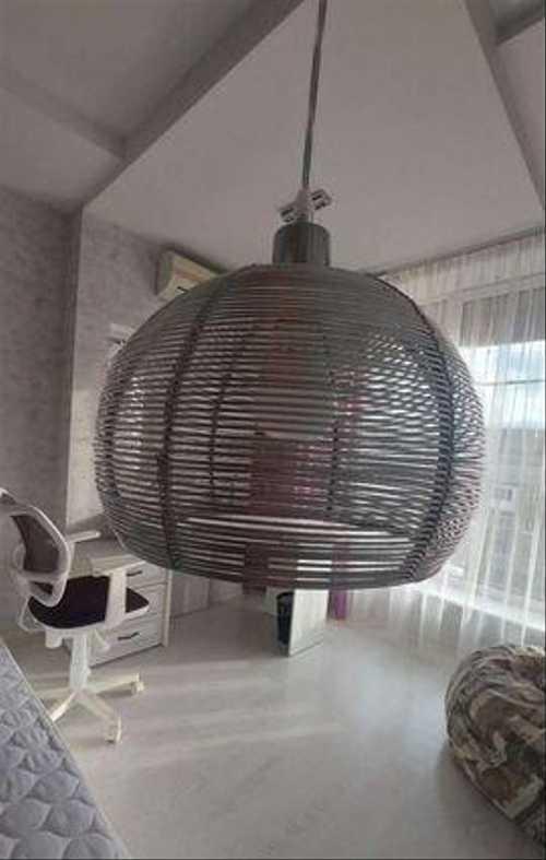 Светильник подвесной металл диаметр 22см