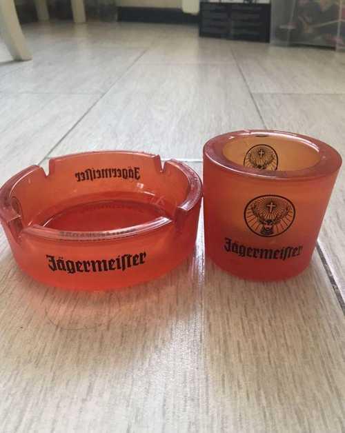 Набор Jagermeister пепельница и подсвечник