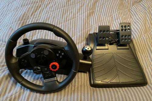 Игровой руль logitech driving force gt