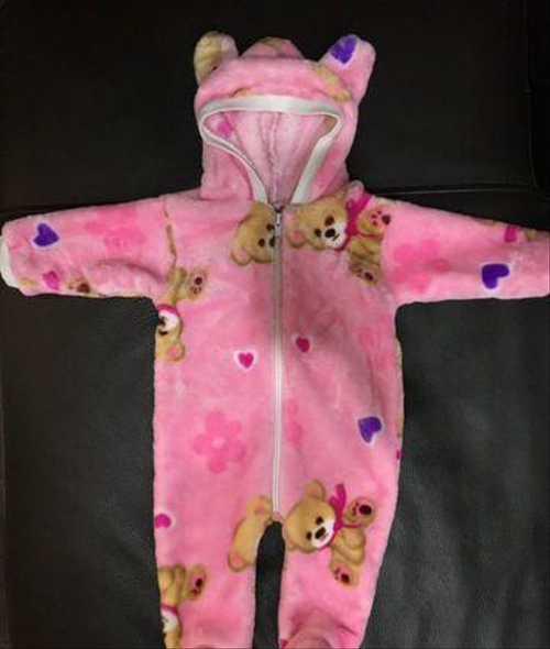 Комбинезон плюшевый 62