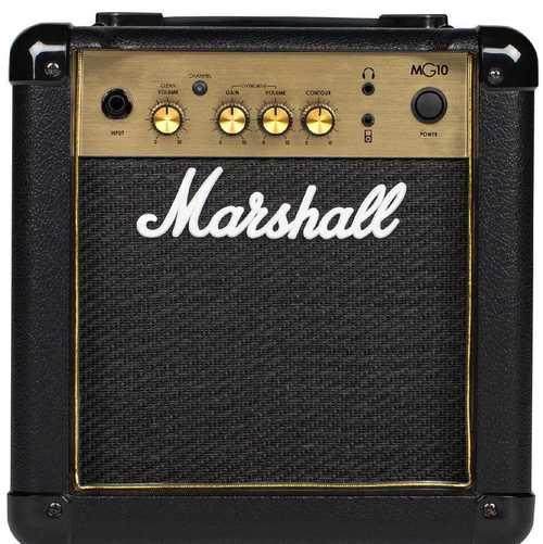 Комбоусилитель Marshall + Инстр. кабель fender