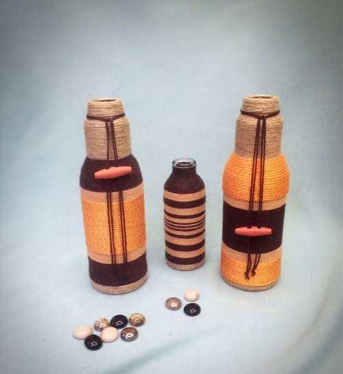 Бутылки декоративные