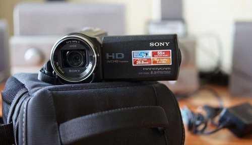 Видеокамера sony hdr cx 400 в отл. состоянии