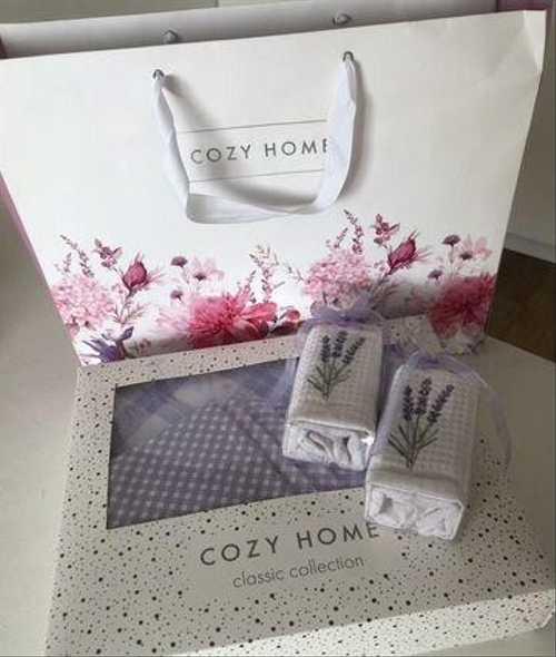 Новые Скатерть, салфетки+полотенца Cozy Home