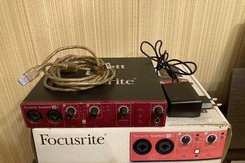 Focusrite scarlett 8i6 звуковая карта