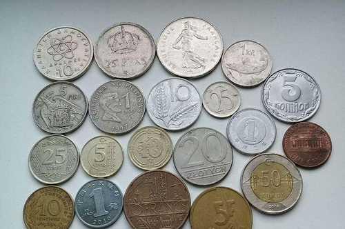 Подборка иностранных монет