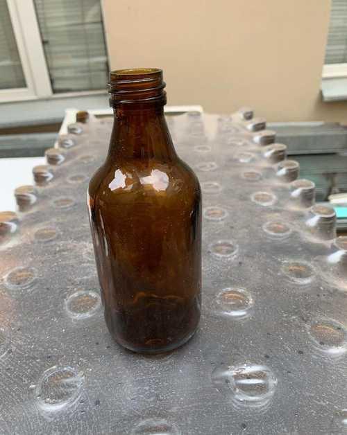 Стеклянная бутылка с крышкой 250 мл