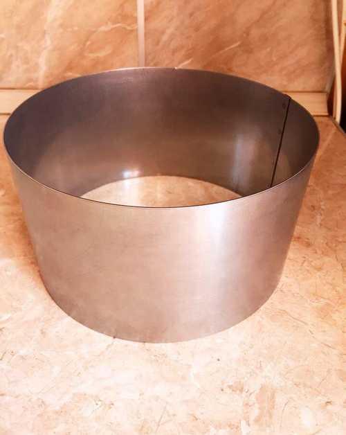 Форма-резак (стальное кольцо) d22 см, h12 см