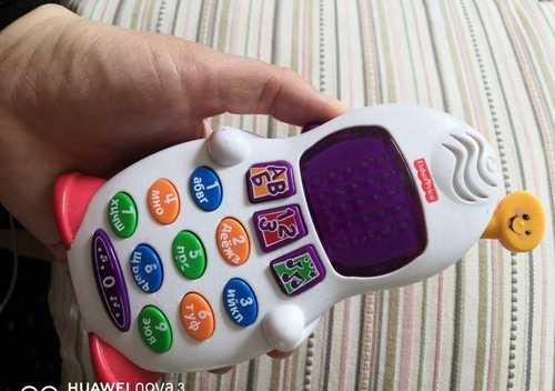 Игрушка пульт телефон fisher price