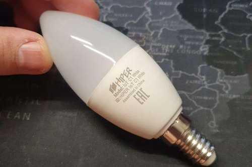 Умная лампочка hiper loT C1 White, E14 (Работает с