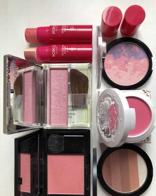 Сетом 7 штук румян Clinique Kiko Mikavonk Gosh