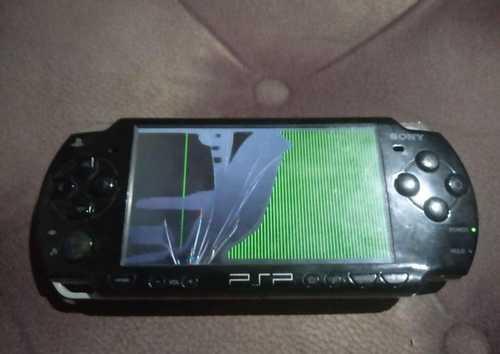 Sony PSP на запчасти + игры, флешка и чехол