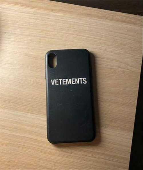 Vetements оригинал X casetify iPhone XS MAX case