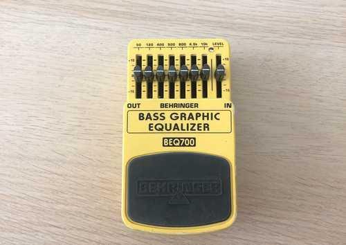 Педаль Behringer Bass Graphic Equalizer (BEQ700)