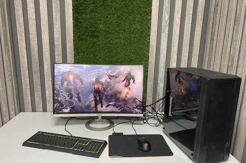 Игровой PC I3-10105f/8gb DDR4/ssd120gb/GTX1050ti-4
