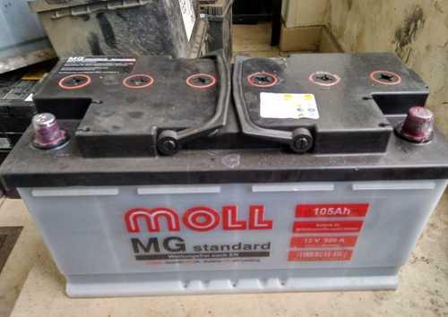 105Ач аккумулятор б/у Moll MG Standart