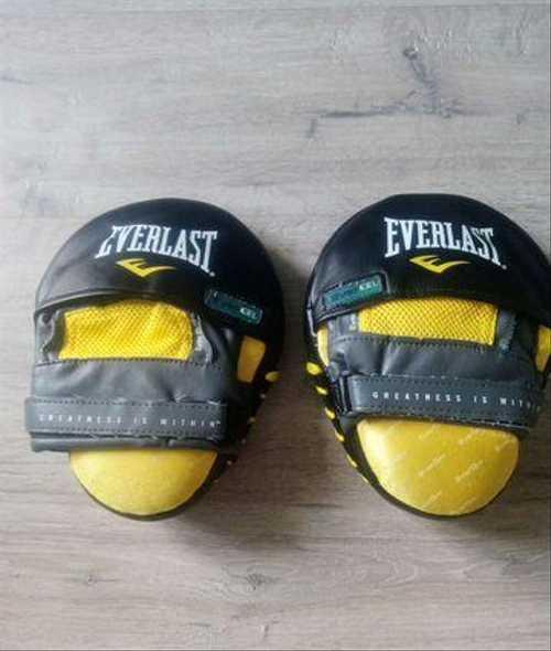 Боксерские лапы Everlast evergel mantis