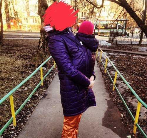Слингокуртка 3 в 1 i love mom