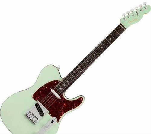 Fender American Ultra Luxe Telecaster RW Surf Gree