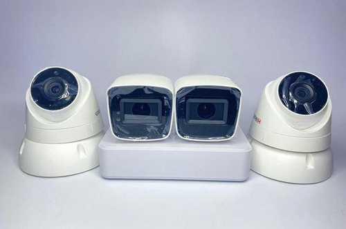 Комплект видеонаблюдения на 4 камеры HiWatch Outdo