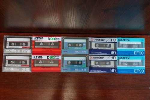 Аудиокассеты (Аудио кассеты) TDK,Sony,SNC,GoldStar