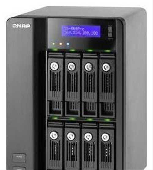 Qnap TS-809 Pro Turbo NAS с дисками