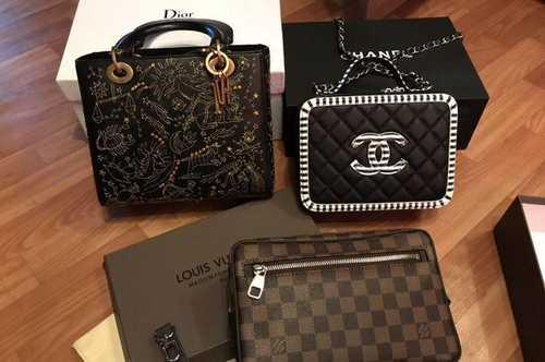 Сумки chanel, christian dior, louis vuitton