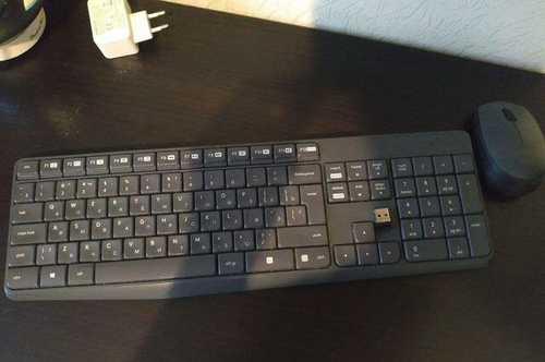 Logitech MK235 Grey клавиатура и мыш